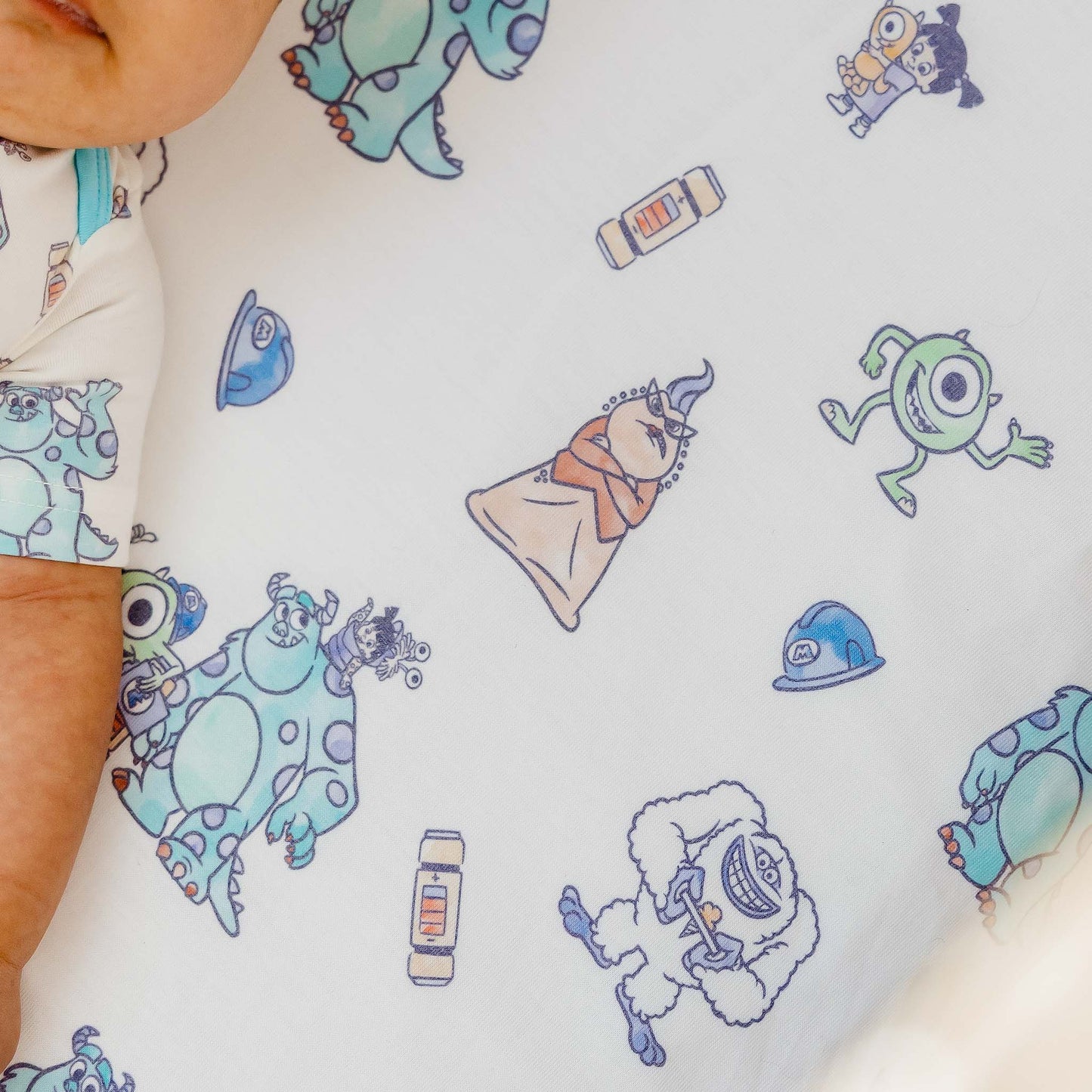 Copper Pearl - Monsters, Inc. Friends Premium Knit Fitted Crib Sheet ...